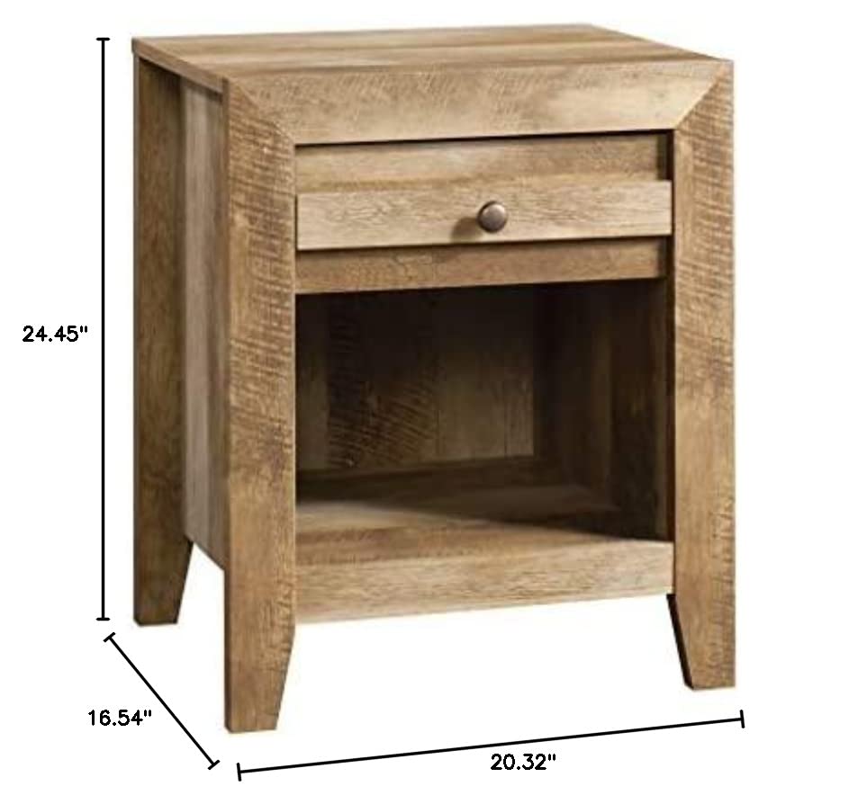 Sauder Dakota Pass Night Stand, Craftsman Oak finish