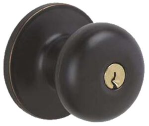 dexter by schlage j54str716 stratus keyed entry knob, aged bronze