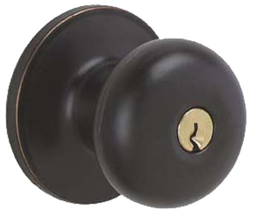 Dexter by Schlage J54STR716 Stratus Keyed Entry Knob, Aged Bronze