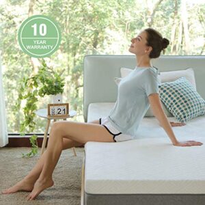 Novilla Full Size Mattress, 10 inch Full Gel Memory Foam Mattress for Cool Sleep & Pressure Relief, Medium Firm Mattress in a Box, Bliss (NV0M801-10-F)