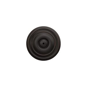 Schlage F40 V GEO 716 Georgian Door Knob, Bed & Bath Privacy Lock, Aged Bronze