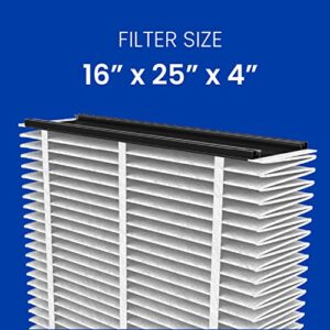 AprilAire 410 Replacement Filter for AprilAire Whole House Air Purifiers - MERV 11, Clean Air & Dust, 16x25x4 Air Filter (Pack of 2)