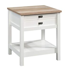 sauder cottage road night stand, soft white finish