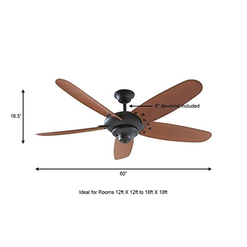 Home Decorators "Altura" 60" Outdoor Oil Rubbed Bronze Ceiling Fan