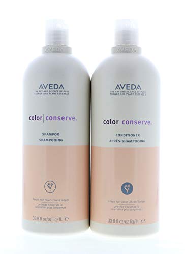 Aveda Color Conserve Shampoo and Conditioner 33.8oz Helps Protect Hair Color and Prevents Fading