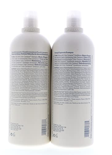 Aveda Color Conserve Shampoo and Conditioner 33.8oz Helps Protect Hair Color and Prevents Fading