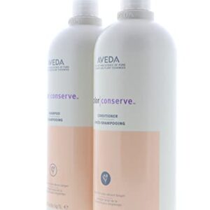 Aveda Color Conserve Shampoo and Conditioner 33.8oz Helps Protect Hair Color and Prevents Fading