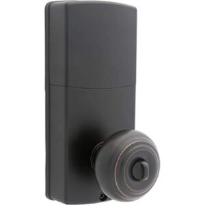 Honeywell Safes & Door Locks - 8732401 Electronic Entry Knob Door Lock, Oil Rubbed Bronze, 6.5 x 8.8 x 9 inches