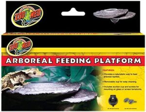 zoo med arboreal feeding platform,black