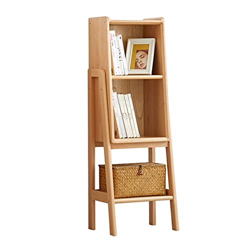 Wooden Bookshelf Book Storage Rack Floor Bookshelf Multi-Layer Article Storage Rack Simple Storage Rack Suitable for Home Office use