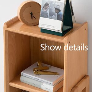 Wooden Bookshelf Book Storage Rack Floor Bookshelf Multi-Layer Article Storage Rack Simple Storage Rack Suitable for Home Office use