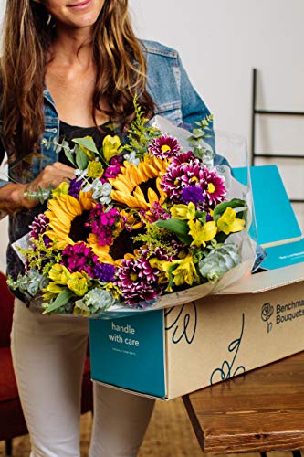 Benchmark Bouquets Flowering Fields, With Vase (Fresh Cut Flowers)