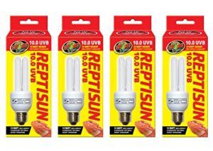 zoo med reptisun 10.0 uvb mini compact fluorescent 13 watt (4 pack)