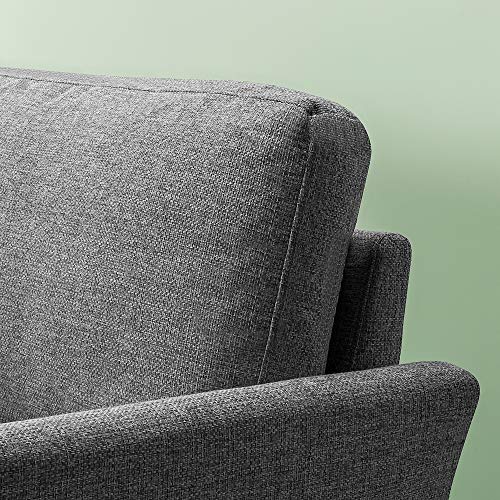 ZINUS Jackie Sofa Couch / Easy, Tool-Free Assembly, Soft Grey