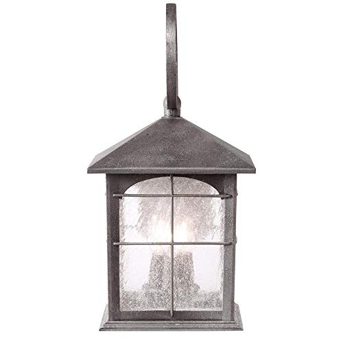 Home Decorators Collection Brimfield 3-Light Aged Iron Outdoor Wall Lantern