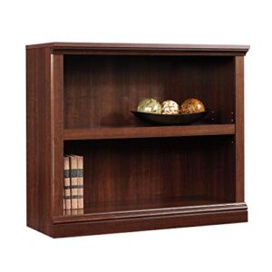 sauder 2-shelf bookcase, select cherry finish