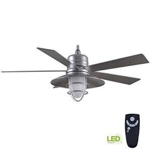 home decorators collection grayton 54 in. indoor/outdoor galvanized ceiling fan