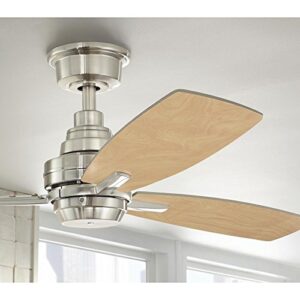 Home Decorators Collection Samson Park 52 in. Indoor Brushed Nickel Ceiling Fan with Remote Control