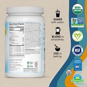 Tasty Organic Chocolate Meal Replacement Shake Vegan - Garden of Life - 20g Complete Plant Based Protein, Greens, Digestive Enzymes, Pro & Prebiotics for Easy Digestion – Non-GMO, Gluten-Free, 2.4 LB