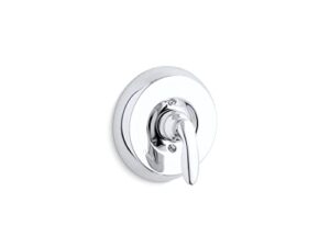 kohler ts15621-4-cp coralais lever handle, h 6.5&quot x w 6.5&quot x 2.88&quot, polished chrome