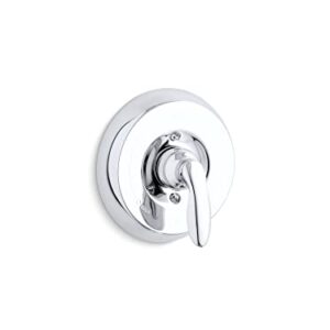 KOHLER TS15621-4-CP Coralais Lever Handle, H 6.5&quot X W 6.5&quot X 2.88&quot, Polished Chrome