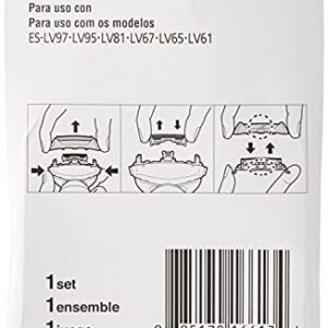 Panasonic Shaver Replacement Outer Foil and Inner Blade Set WES9032P, Compatible with ARC5 5-Blade Shavers ES-LV97-K, ES-LV67-K, ES-LV95-S, ES-LV65-S