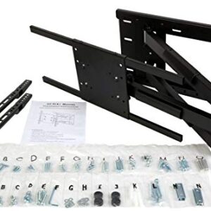 Wall Mount World - 40 Inch Extension Wall Mount - 90 Degree Swivel - 15° Adjustable Tilt Angle - Easy Install - Mounting Hardware Included Fits Hitachi 55E31 55 Inch HD TV VESA 300x300mm Ready