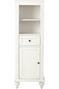 home decorators collection hamilton linen bath cabinet, 52.5″ hx18.75 wx14 d, ivory