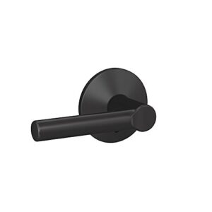 schlage custom fc172 brw 622 kin broadway non-turning lever with kinsler trim, matte black