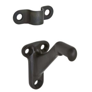 ives by schlage 059a10b hand rail bracket, black