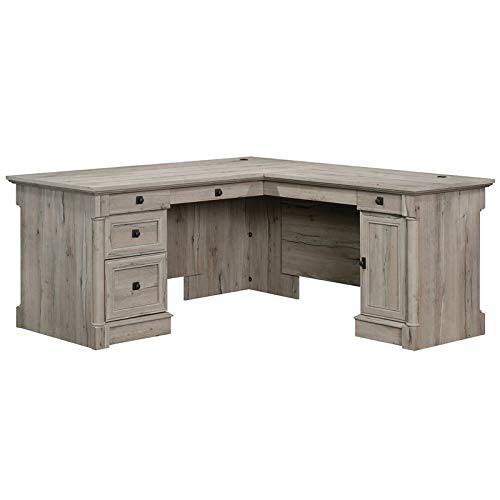 Sauder 424811 Palladia L-Desk, Split Oak Finish