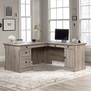 Sauder 424811 Palladia L-Desk, Split Oak Finish