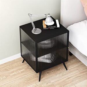 PRVDV Bedside Table with Drawers Bedside Table Modern Simple Bedside Table Living Room Sofa Side Table Mobile Furniture (Size : Right)