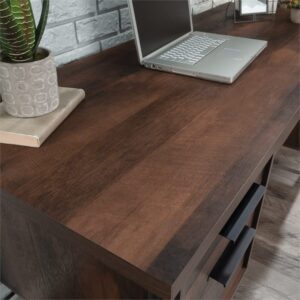 Sauder Briarbrook Engineered Wood and Metal Computer Desk in Barrel Oak