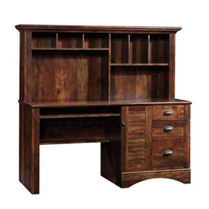 sauder harbor view computer desk, curado cherry finish