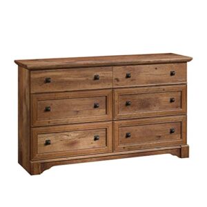 Sauder Palladia Dresser, Vintage Oak finish