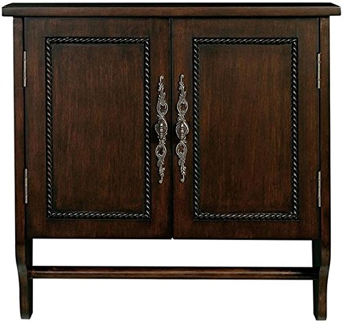 Home Decorators Collection Chelsea Wall Bath Cabinet, 24" Hx24 Wx8 D, Antique Cherry