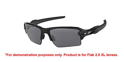 Oakley Original Flak 2.0 XL OO9188 PRIZM Black Iridium Polarized REPLACEMENT Lenses +BUNDLE Microfiber Cloth Bag