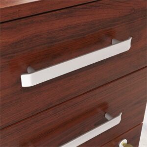 OfficeWorks by Sauder Affirm 3 Drawer Mobile File, L: 15.55" x W: 19.45" x H: 28.43", Classic Cherry Finish