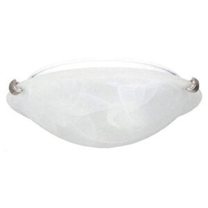 Home Decorators Collection 12 in. Pewter LED Clip Flush Mount