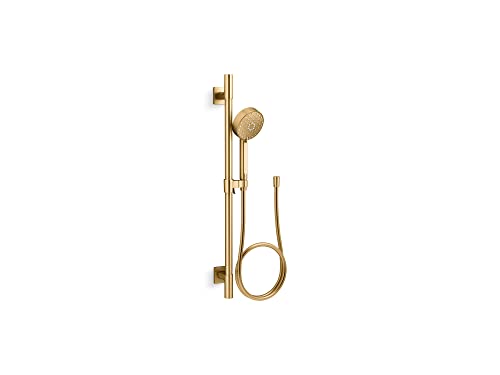 Kohler 99242-Y-2MB Awaken G110 Deluxe HANDSHOWER KIT, Vibrant Brushed Moderne Brass