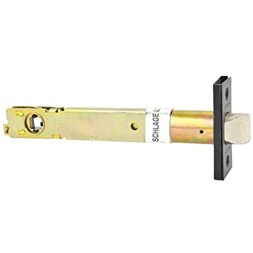 Schlage 16126613 Schlage 16-126 5 Inch Replacement Deadlatch with 1 x 2 1/4 Inch Square Corner Faceplate for F/FA Series Lever and Knob Sets