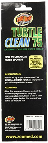 Zoo Med Turtle Clean 75 Fine Mechanical Filter Sponge