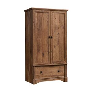 sauder palladia armoire, vintage oak finish