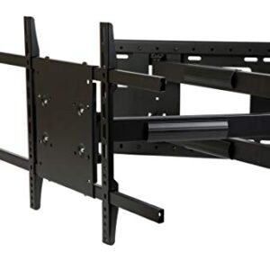 Wall Mount World - TV Wall Mount Bracket with 40 Inch Extension 90 Degree Swivel Left and Right 15 Degrees Adjustable Tilt fits 43 inch QLED OLED LCD TVs with VESA 200x200mm Hole Patterns