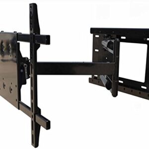 Wall Mount World - TV Wall Mounting Bracket with 40 Inch Extension 90 Degree Swivel Left and Right 15 Degrees Adjustable Tilt fits LG 60UK6090 60" TV VESA 300x300mm Compatible TVs