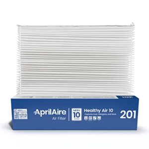 aprilaire 201 replacement furnace filter for aprilaire or space-gard 2200 or 2250 whole-house air purifiers – merv 10, 20x25x6 air filter (pack of 2)