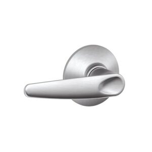 schlage f10jaz626 jazz passage lever, satin chrome