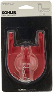 kohler part gp1078440 flapper (shark-fin), 2 in, red