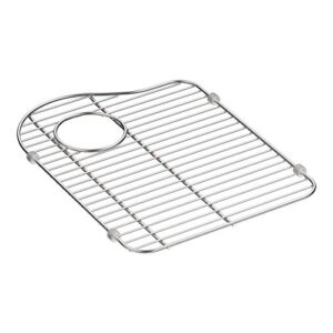 kohler 5133-st hartland stainless steel sink rack for left-hand bowl 16.88 x 13.13 x 1.06